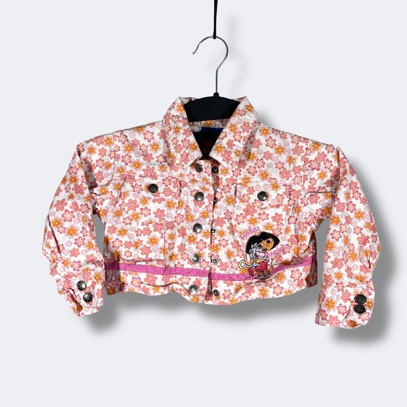Nickelodeon | Jackets & Coats | Vitnage Dora The Explorer Floral ...